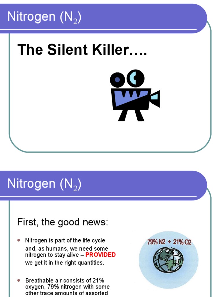 Nitrogen: The Invisible Asphyxiant | PDF | Nitrogen | Breathing