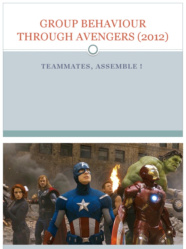 Group Behaviour Through Avengers (2012) | PDF | Loki (Comics) | Marvel ...