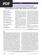 SAFE-T Protocol With C-SSRS - Unit Interventions | PDF | Suicide | Self ...