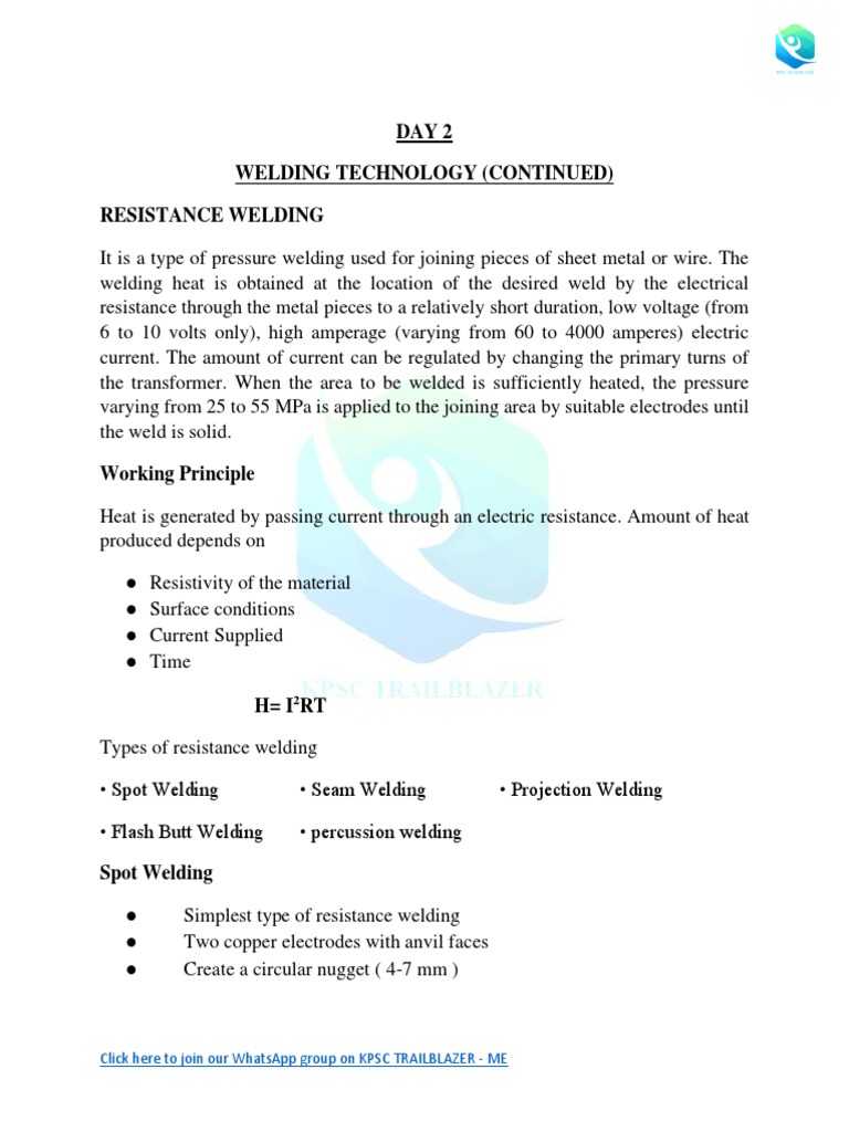 Different Types of Welding | PDF | Welding | Construction