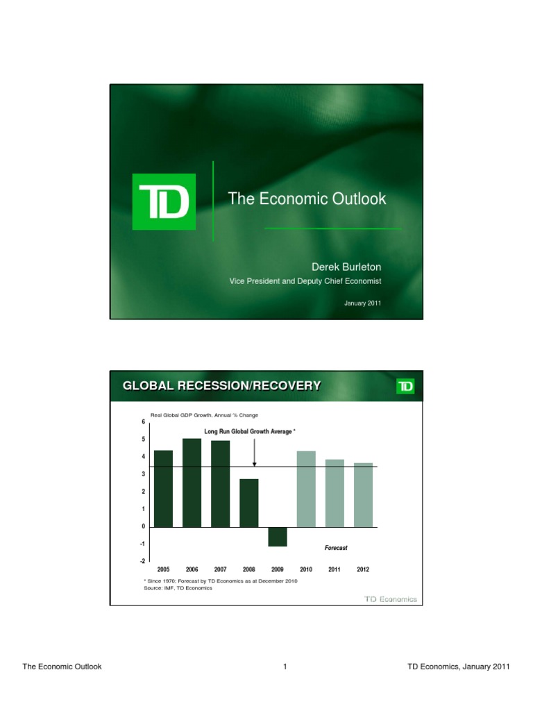 The Economic Outlook: Global Recession/Recovery | PDF | Recession ...