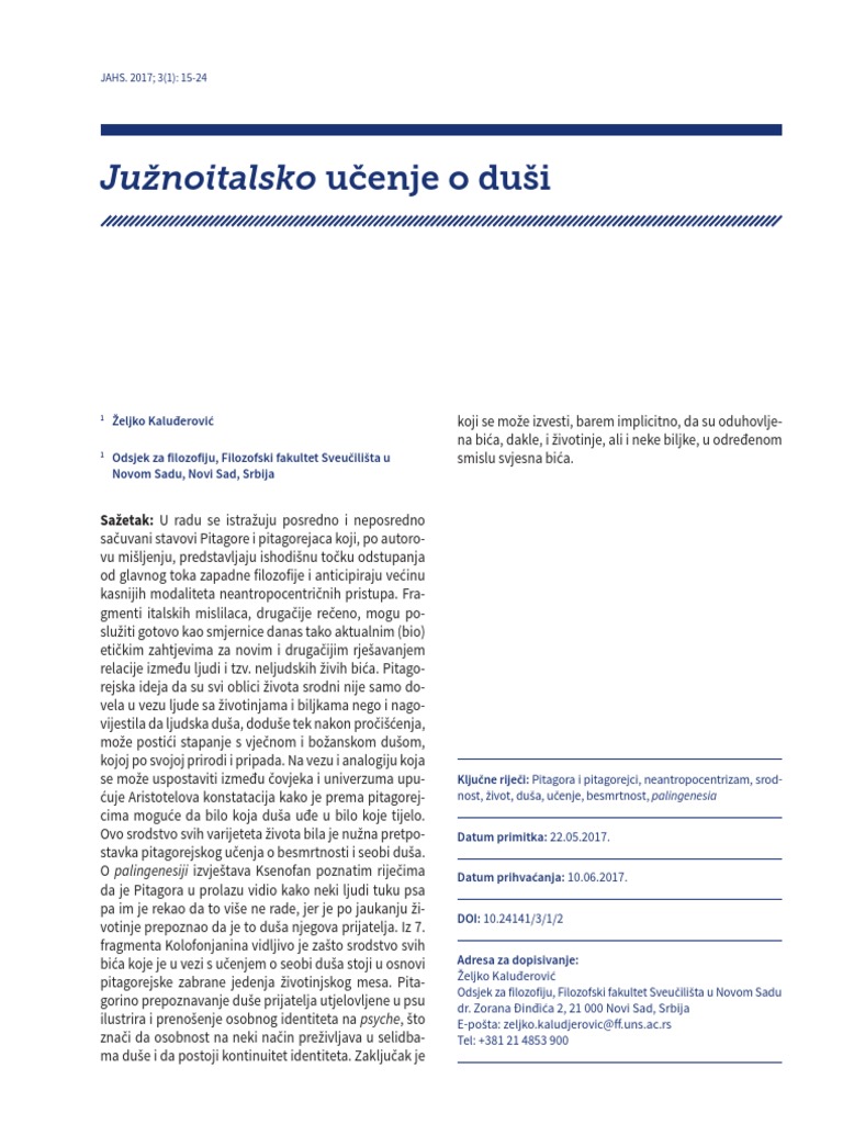 Kaludjerovic | PDF