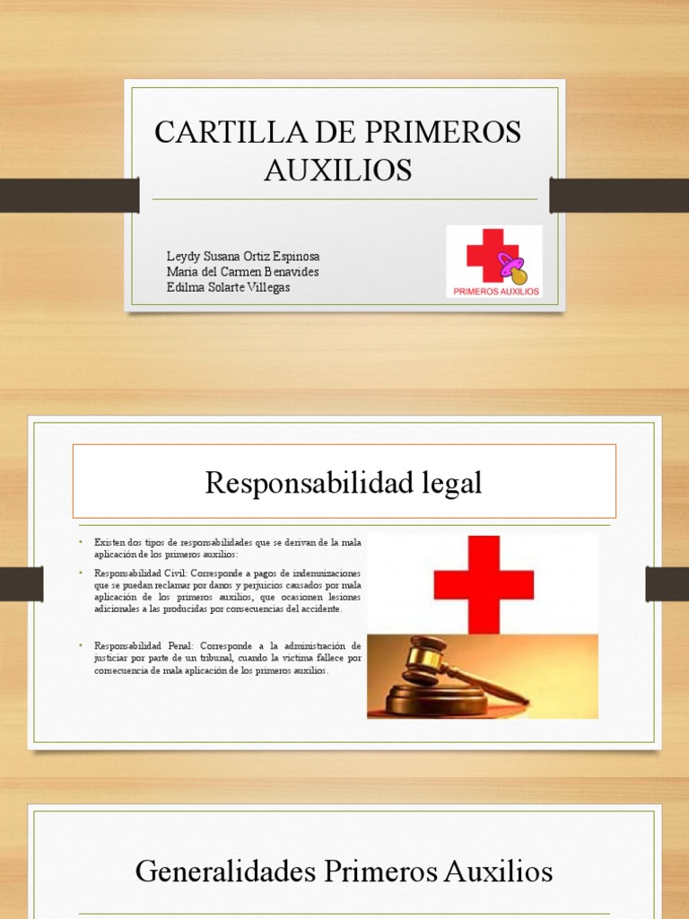 Cartilla Primeros Auxilios | PDF | Quemar | Primeros auxilios