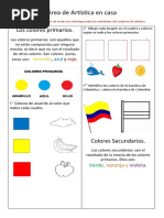 PRÁCTICA DE ARTE - TERCER GRADO-adriano | PDF