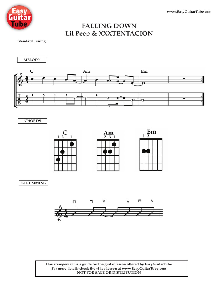Falling Down - Lil Peep | PDF
