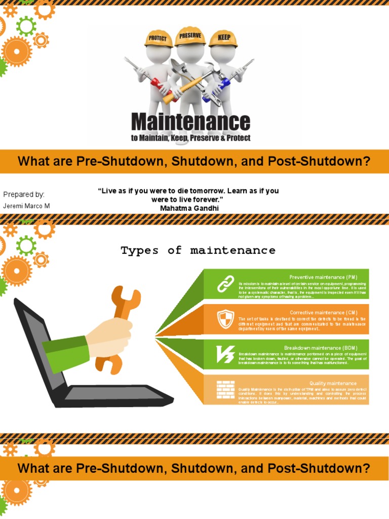 1 What Are Pre-Shutdown, Shutdown, and Post-Shutdown | PDF | Systems ...
