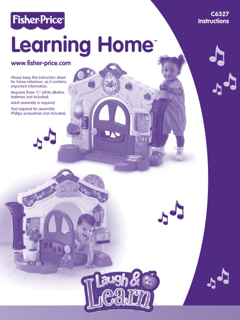 Learning Home C6327 Instructions PDF Electrical Connector Rechargeable Battery