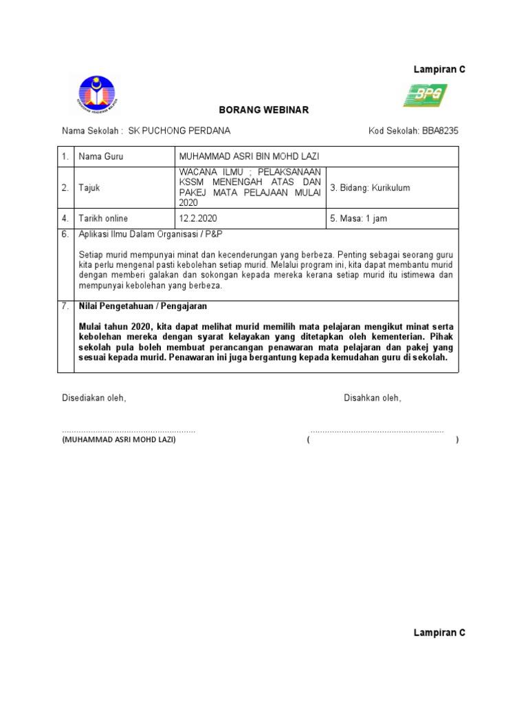 Ulasan Webinar | PDF