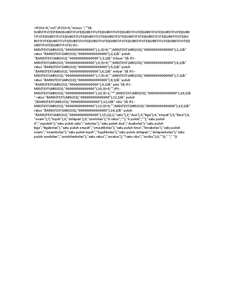 Rumus Terbilang WPS | PDF