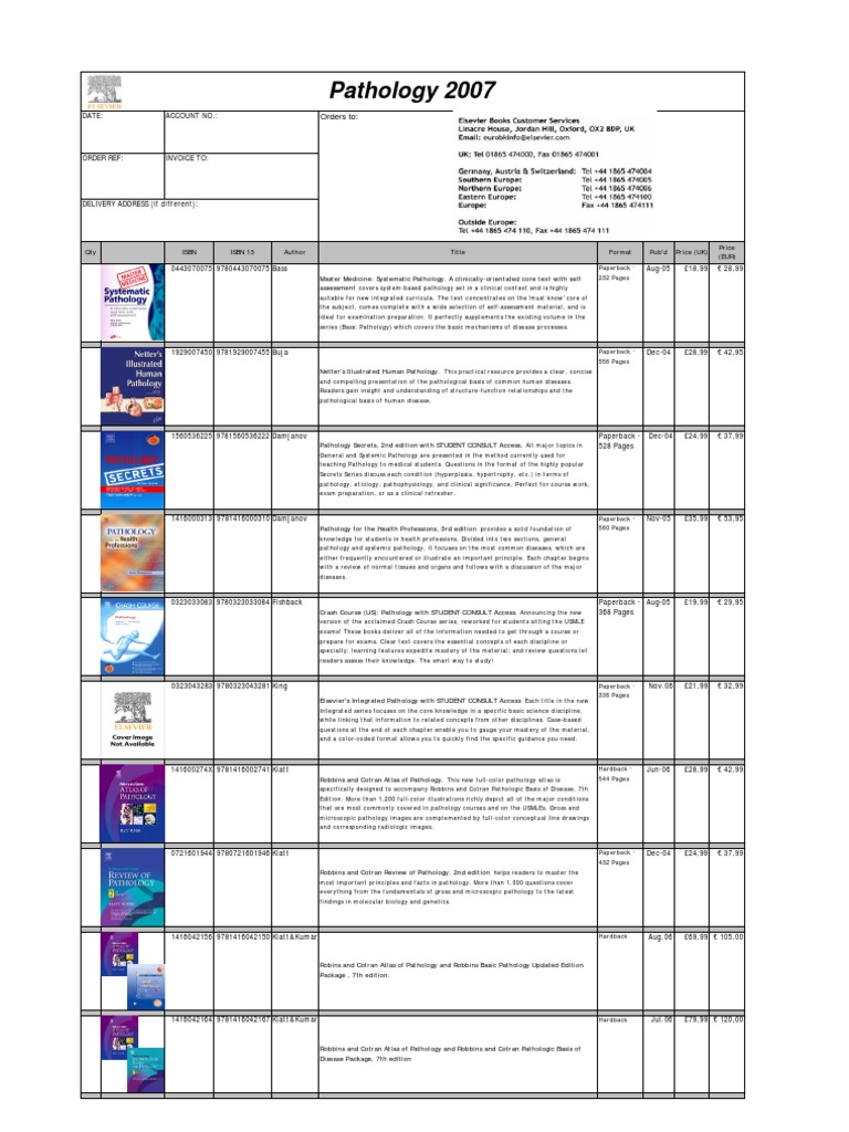 Pathologytextbooks 2007 | PDF | Pathology | United States Medical ...