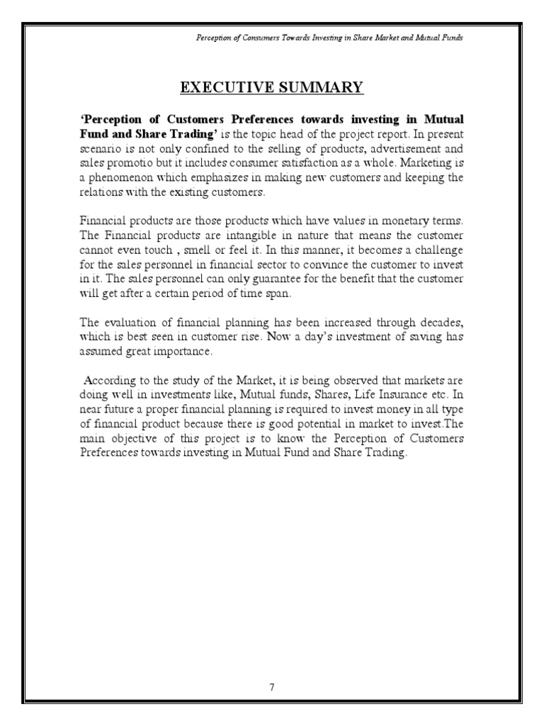 Avisha Project Report 2003 | PDF | Sampling (Statistics) | Stocks