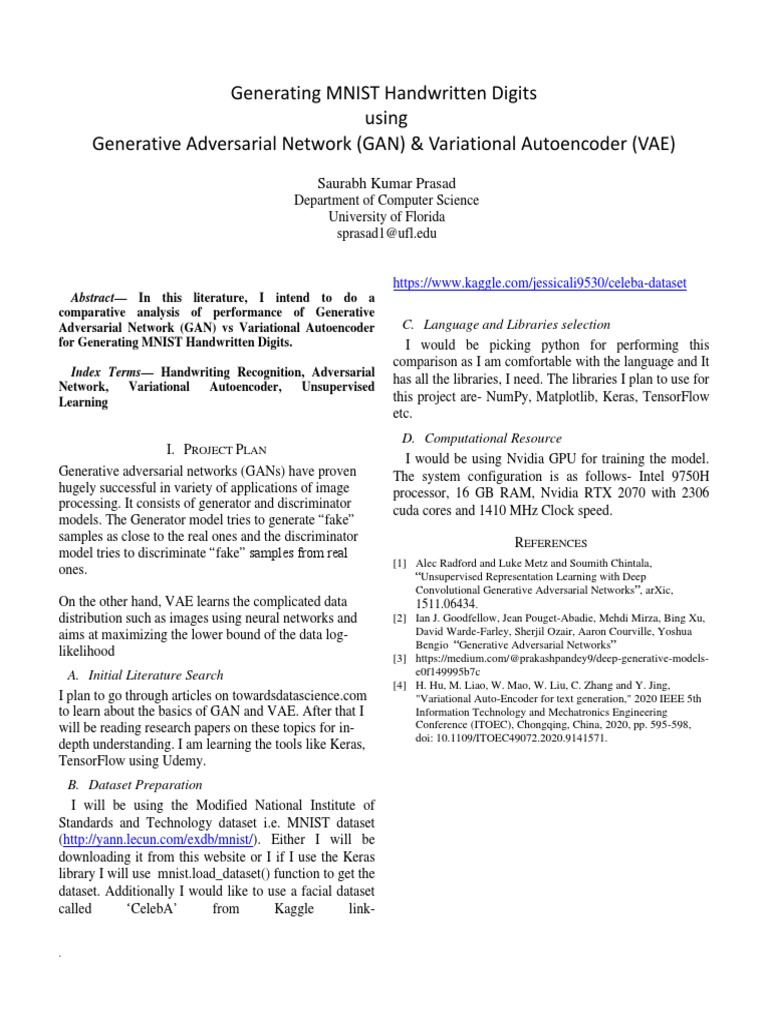 A Comparative Analysis of Generative Adversarial Networks and Variational Autoencoders for ...