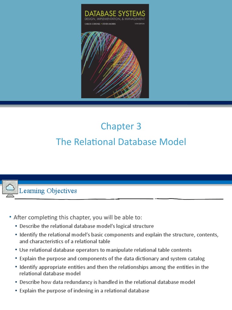 The Relational Database Model | PDF | Relational Database | Relational Model
