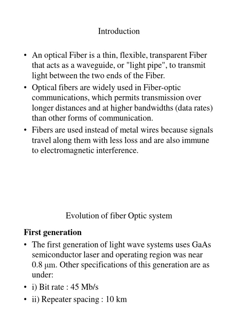 Fibre Optic Communication PDF | PDF | Optical Fiber | Dispersion (Optics)