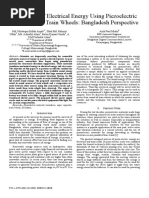 Kinetic Footfall | PDF | Energy Harvesting | Electric Power