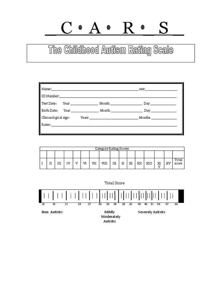 Cars Autismo | PDF | Espectro autista | Temor