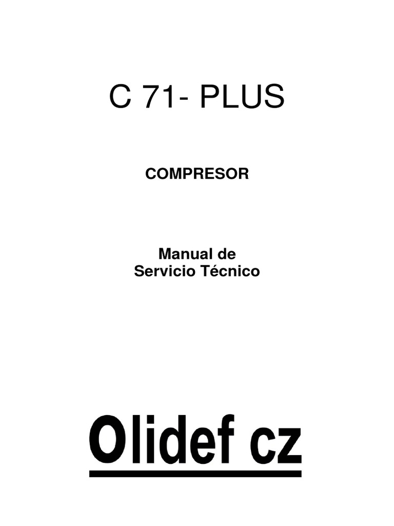 Manual de Servicio - Nebulizador - C71 Plus | PDF | Agua | Energía y recursos