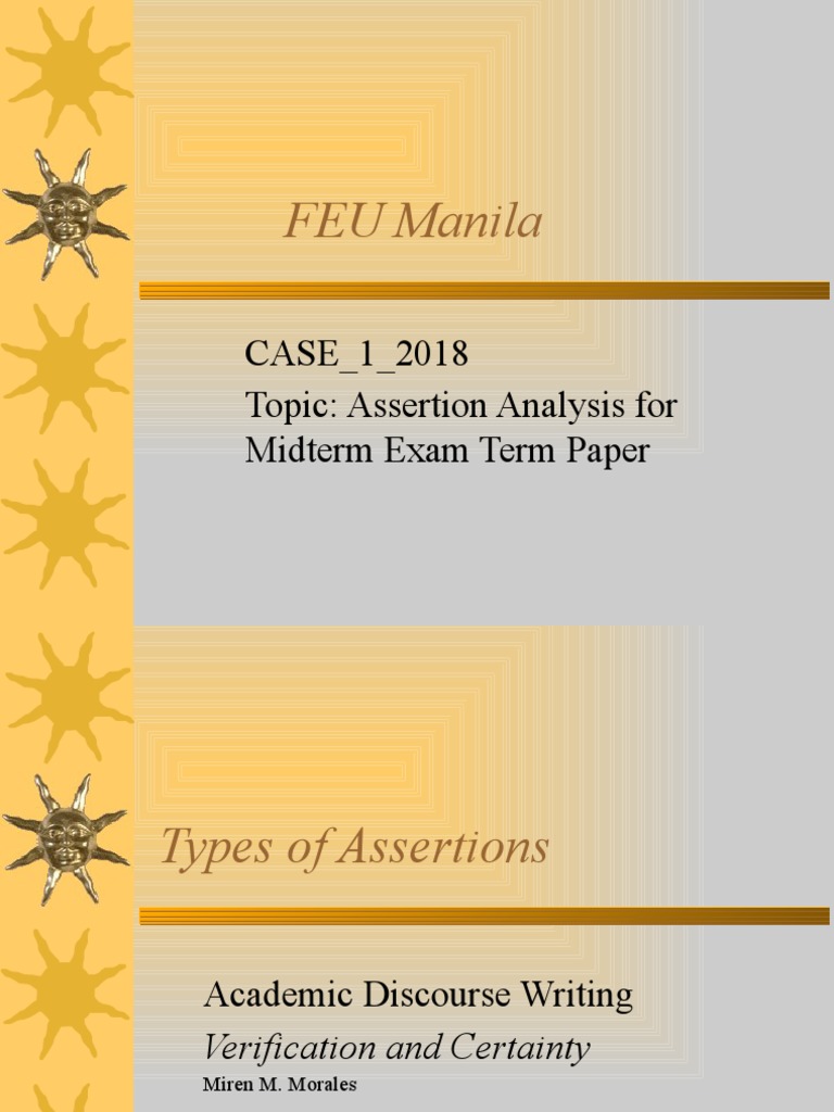 Assertion Analysis for Students | PDF | Logical Truth | Euclidean Geometry