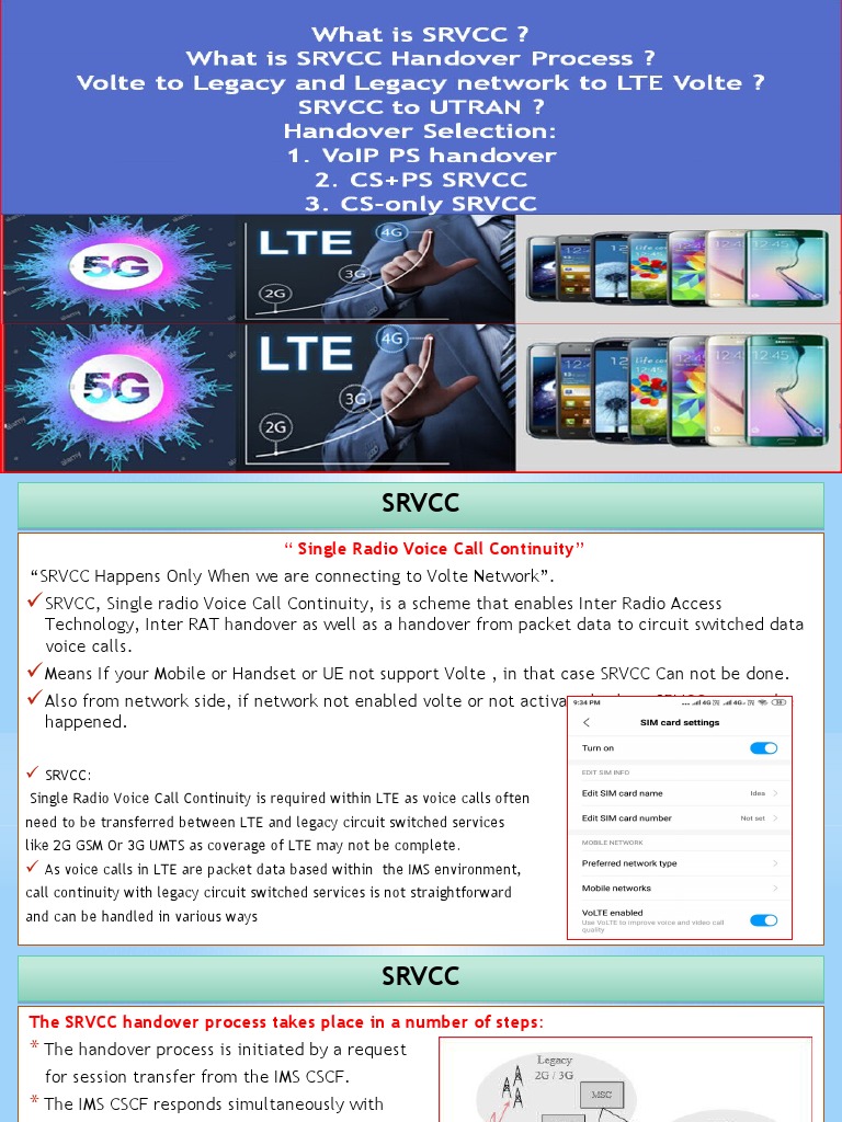 CS+PS SRVCC | Download Free PDF | Lte (Telecommunication) | Computer Network