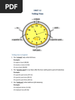Latihan Soal Telling The Time | PDF