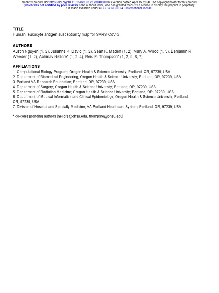 Nguyen Et Al. - 2020 - Human Leukocyte Antigen Susceptibility Map For ...