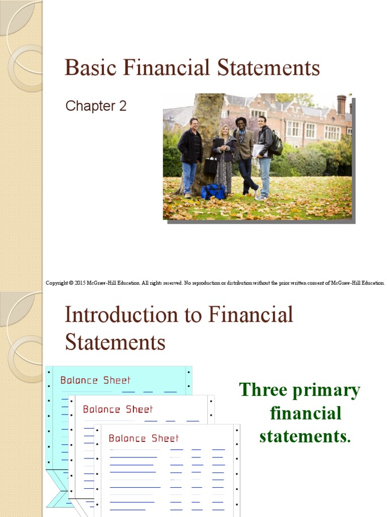Chap 2 Basic Financial Statements | PDF | Equity (Finance) | Balance Sheet