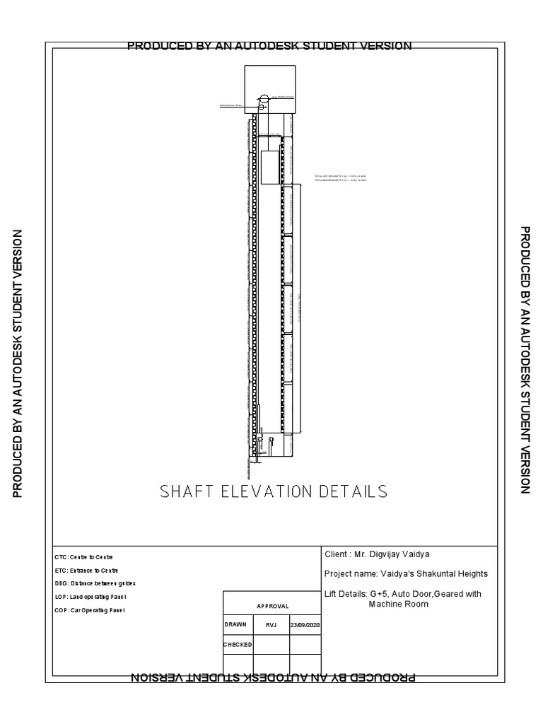 Produced by An Autodesk Student Version | PDF | Elevator | Motorsport