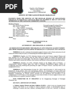 Executive Order No. 2024-005 - Reorganization BCPC | PDF | Government ...