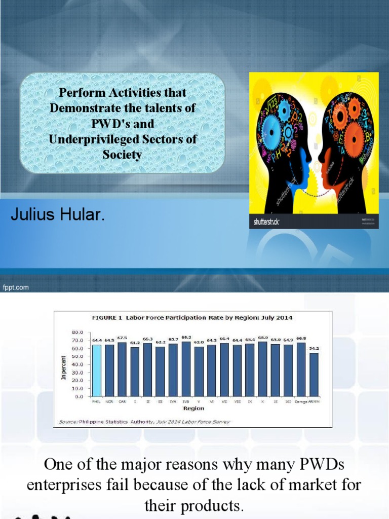 Julius Hular.: Perform Activities That Demonstrate The Talents of PWD's and Underprivileged ...