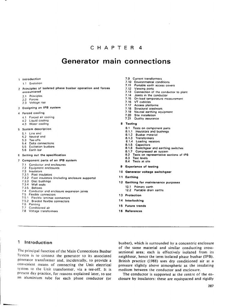 Generator Connections | PDF