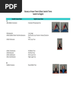 84 Yoga Asanas for Beginners | PDF | Physical Exercise | Yoga