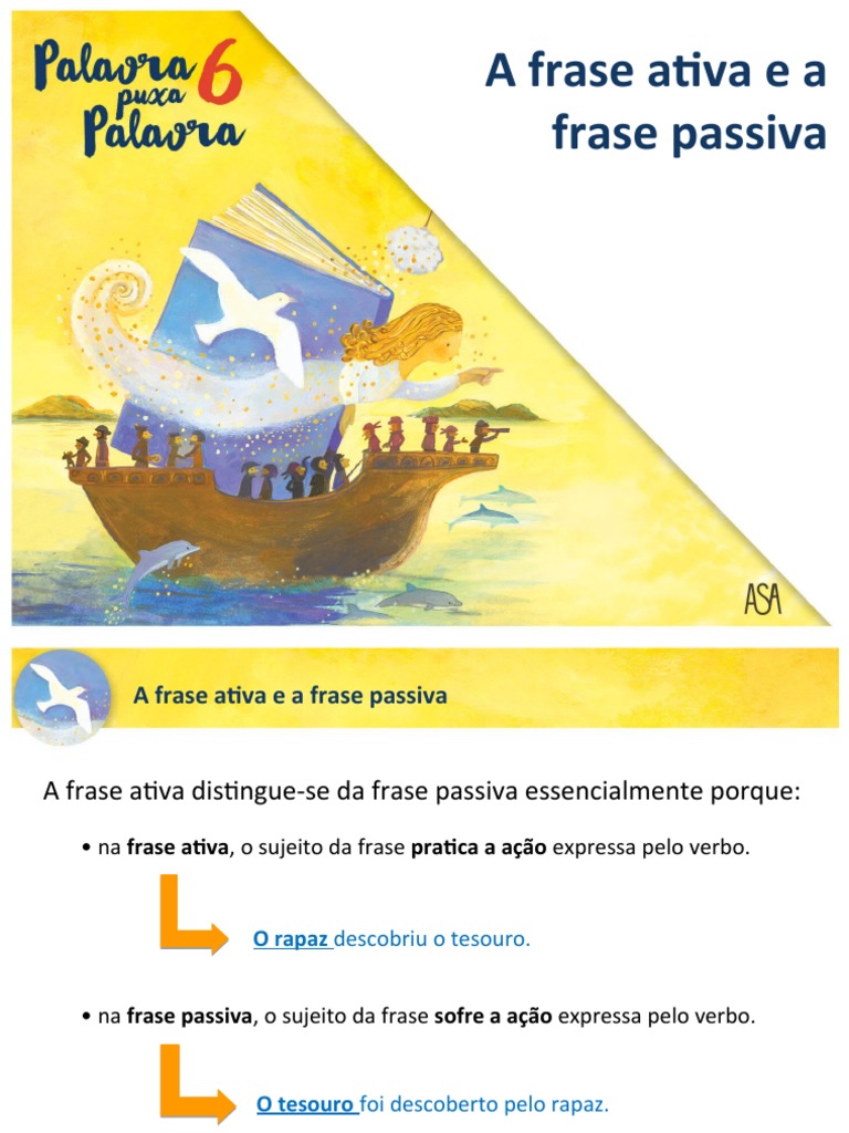 Frases Ativas e Passivas: Guia Rápido | PDF | Assunto (gramática ...
