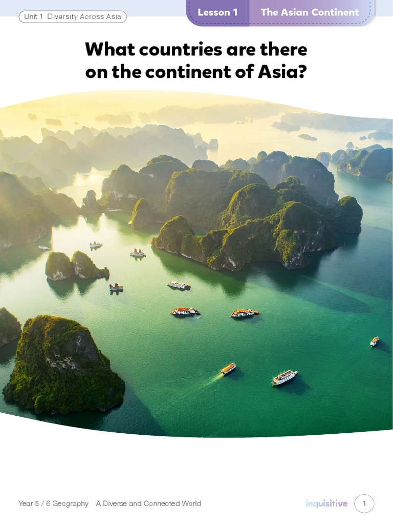 The Asian Continent | PDF | Asia | Continent