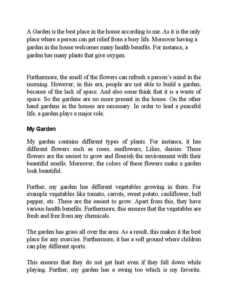 My Garden | PDF