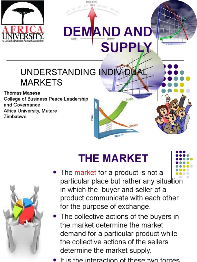 Demand and Supply: Understanding Individual Markets | PDF | Supply And ...