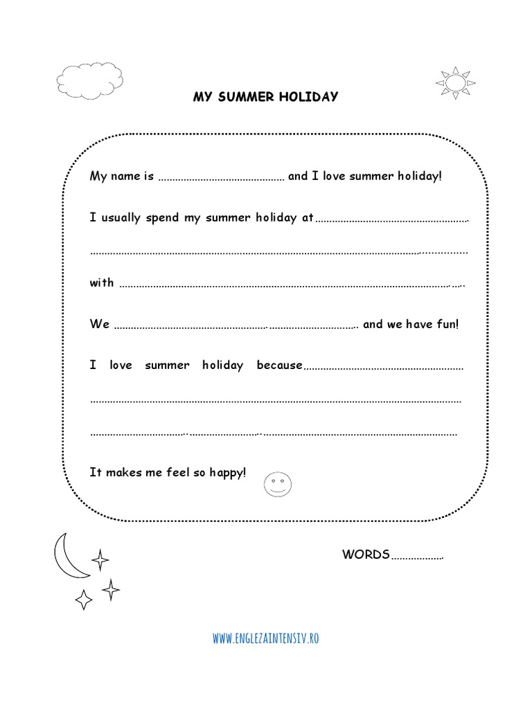 My Summer Holiday: WWW - Englezaintensiv | PDF