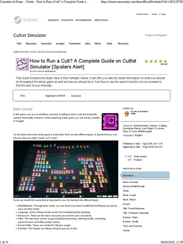 Comunità Di Steam - Guida - How To Run A Cult - A Complete Guide On ...