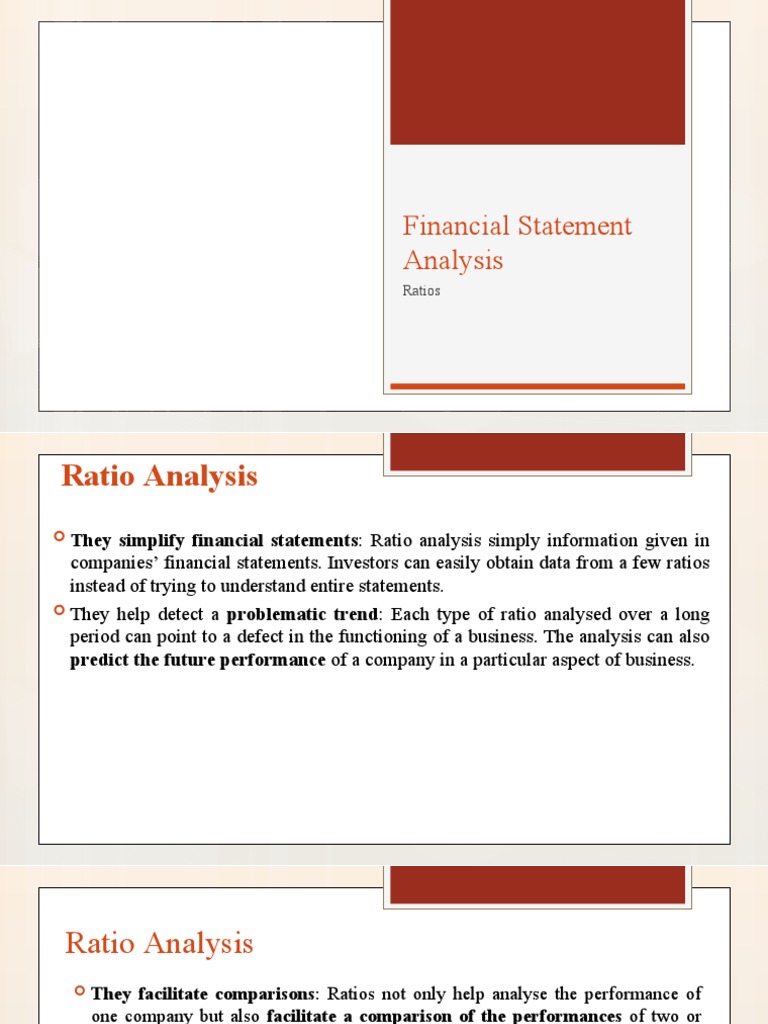 Financial Statement Analysis: Ratios | PDF | Dividend | Equity (Finance)