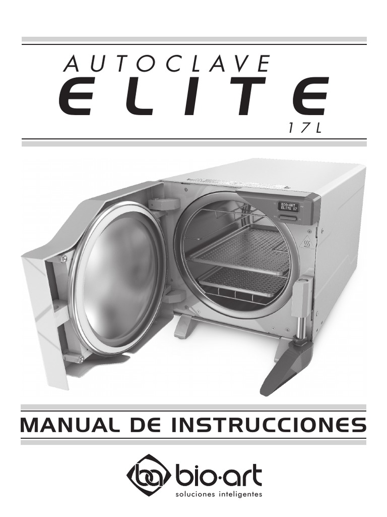 Manual Autoclave Bioart | PDF | Vapor | Esterilización (Microbiología) Manual Autoclave Bioart | PDF | Vapor | Esterilización (Microbiología)