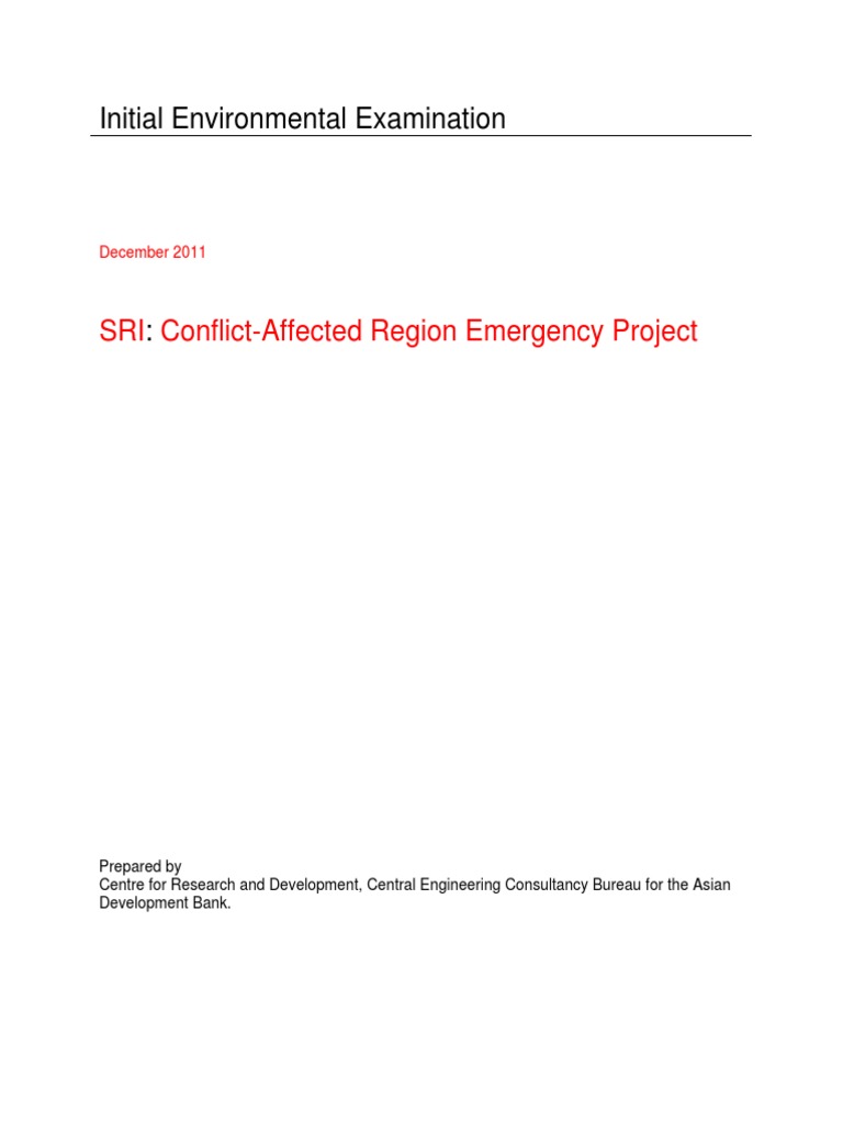 Adb Iee | PDF | Environmental Impact Assessment | Nature