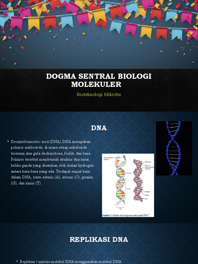 Dogma Sentral Biologi Molekuler | PDF