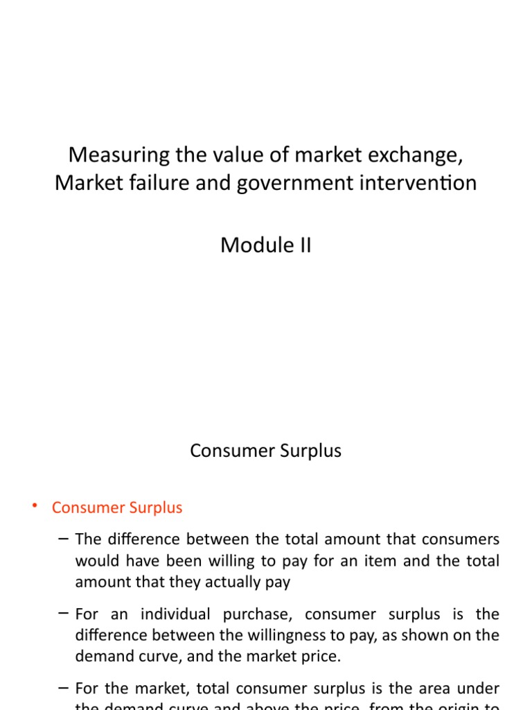 Consumer and Producer Surplus | Download Free PDF | Economic Surplus ...
