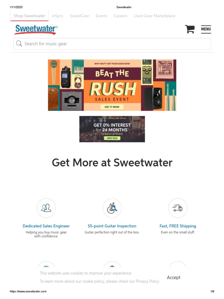 Sweetwater Music Gear Shopping Guide | PDF | Cooking, Food & Wine ...