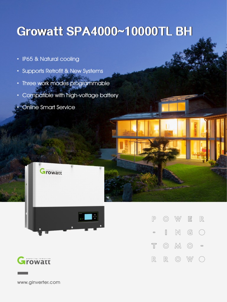 Growatt Inverters - Technical Data6430493036943613718 | PDF | Mains ...
