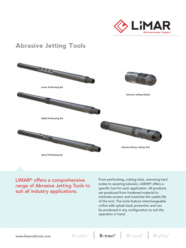 CT X - Tract Abrasive Jetting Tools | PDF | Abrasive | Equipment