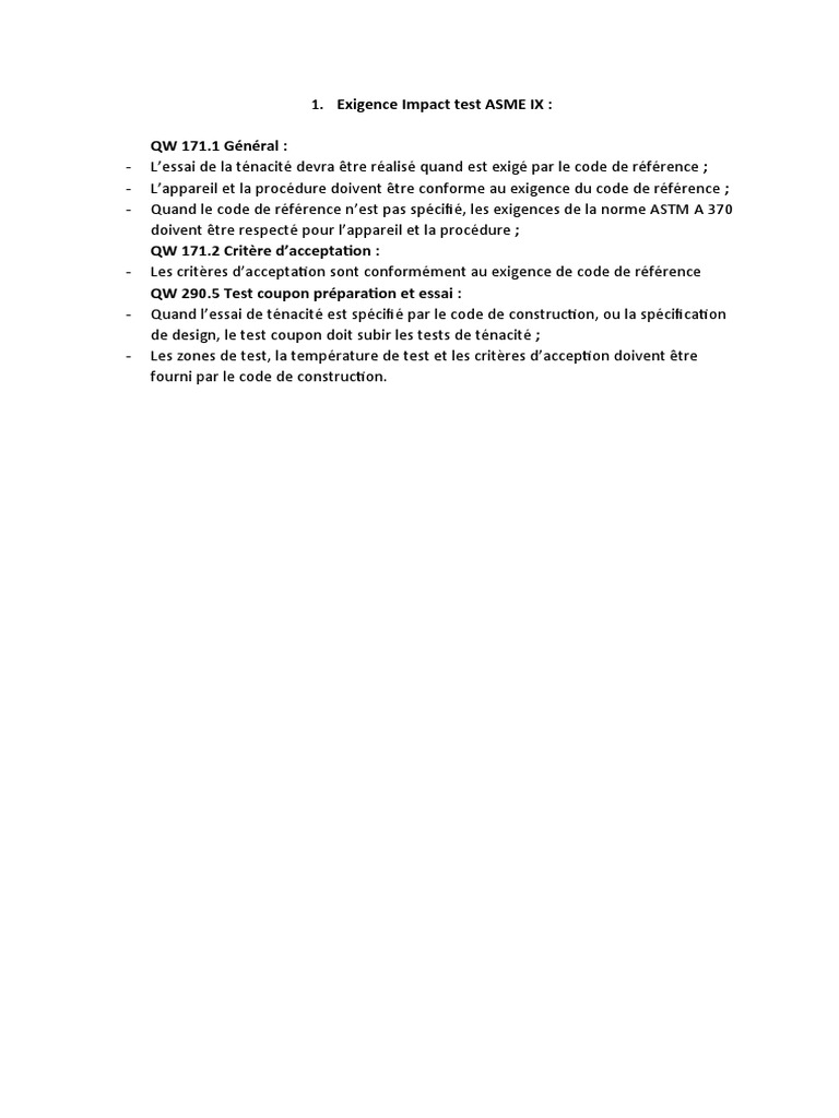 Impact Test ASME IX | PDF | Steel | Stainless Steel