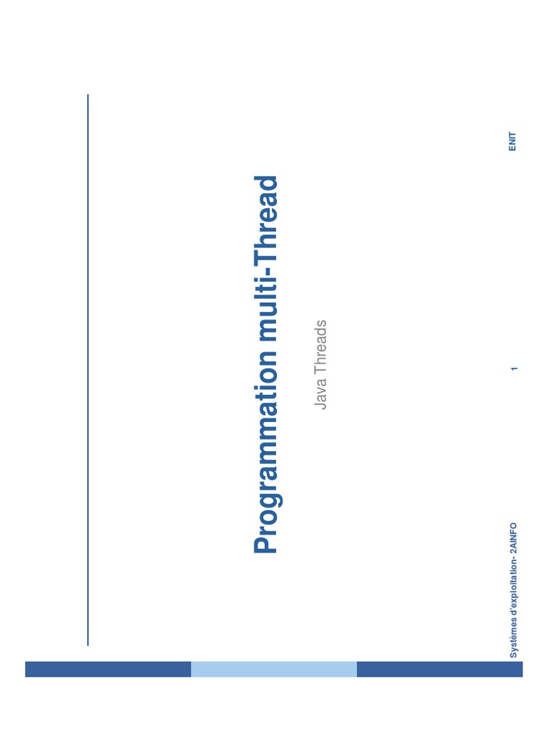 JAVA Multi-Thread | Télécharger gratuitement PDF | Thread (informatique ...