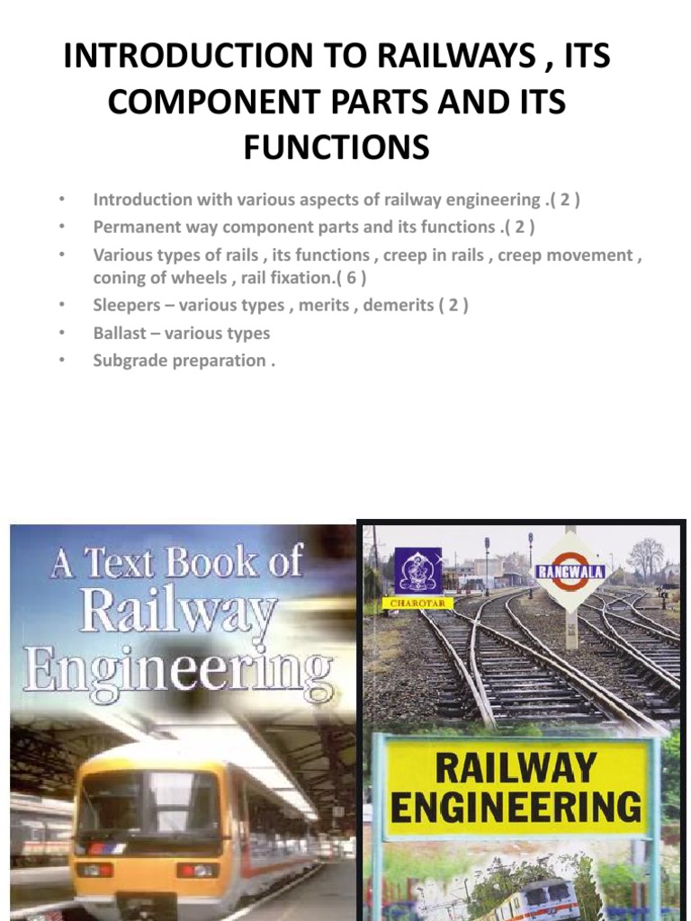 Overview of Railway Components and Functions | PDF | Track Gauge | Rail ...