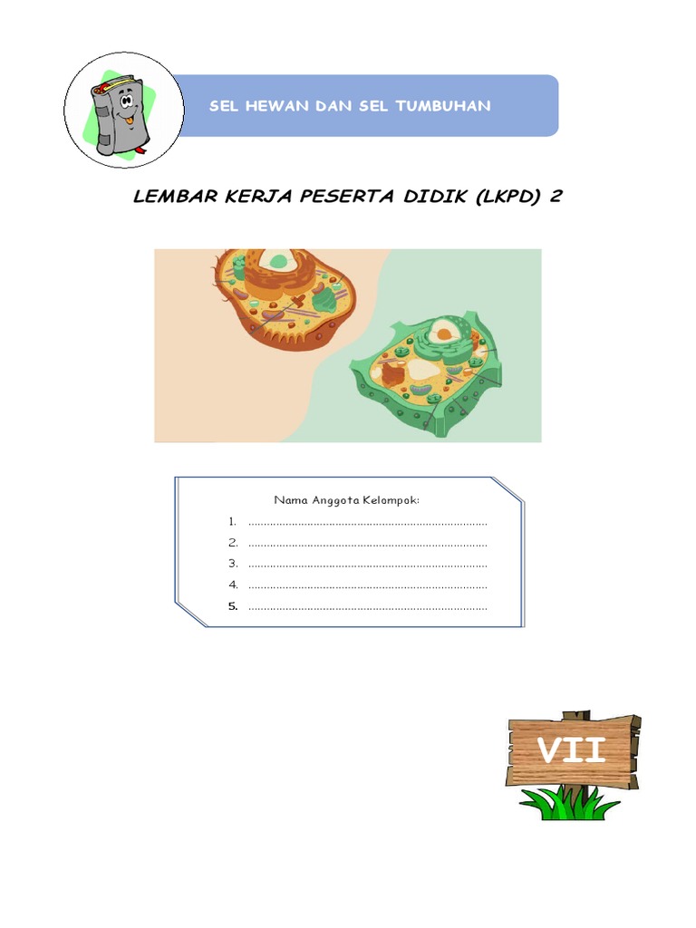 LKPD 2 Sel Hewan Dan Sel Tumbuhan | PDF