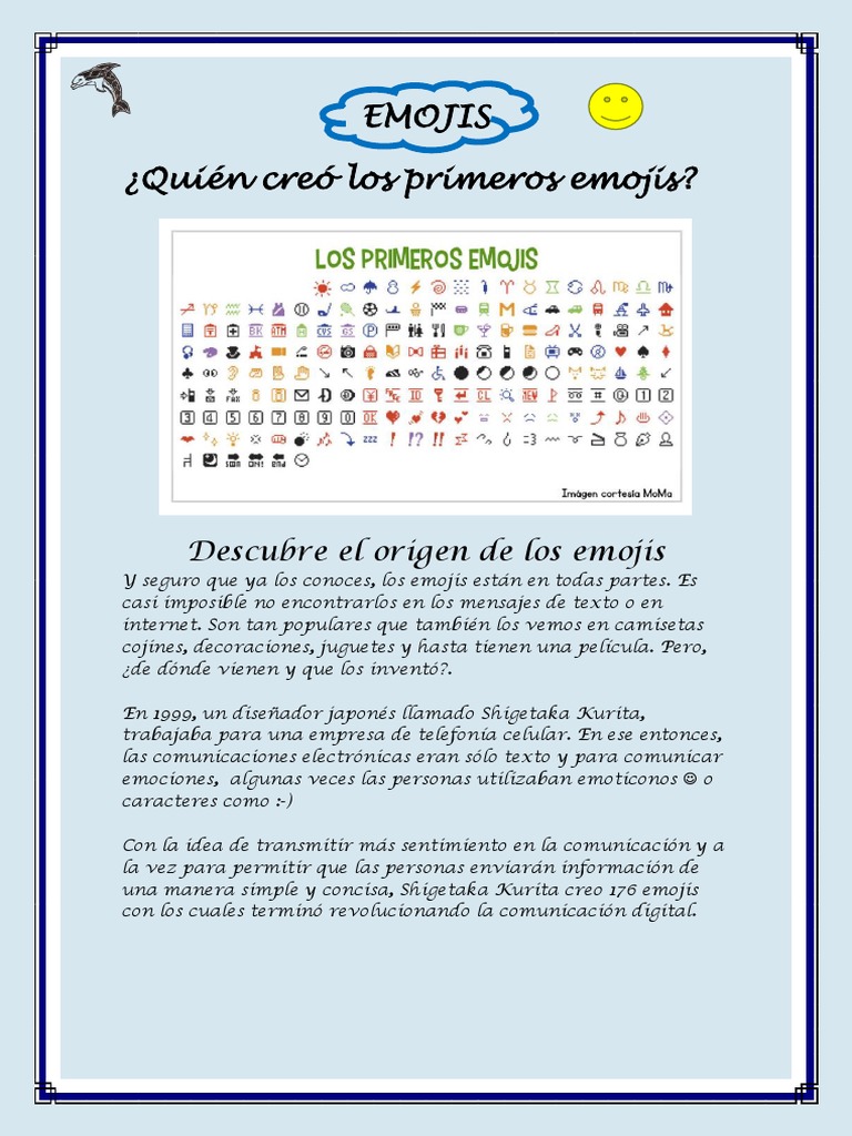 EMOJIS Comprension Lectora | PDF